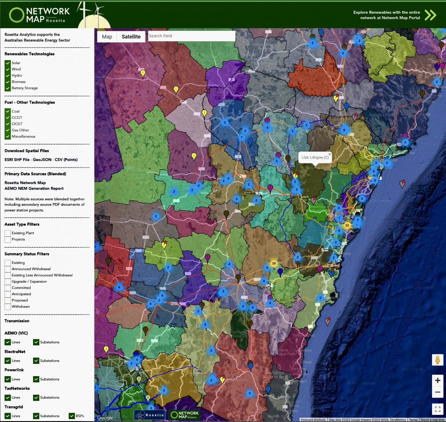Rosetta – Network Map®