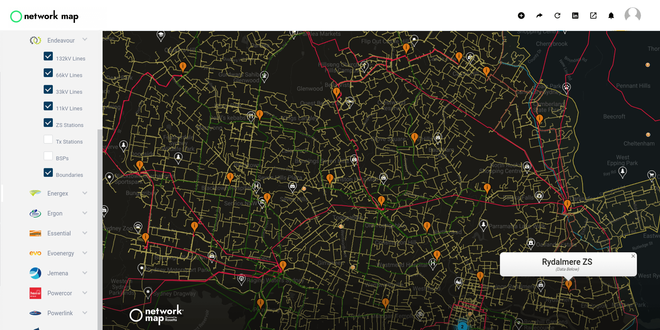 Rosetta – Network Map®